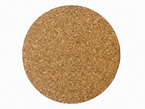 Linden Sweden Jonas Round Cork Trivet, 10" - Water Absorbent - Perfect for Plants, Hot Pots, Pans, Mugs, and Glasses