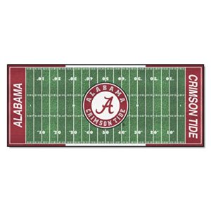 fanmats 7529 alabama crimson tide field runner rug - 30in. x 72in.