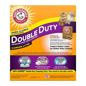 Arm & Hammer Double Duty Clumping Cat Litter, 40lb Box