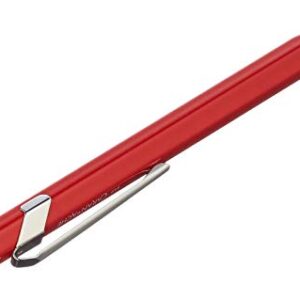 Caran d'Ache 849: Metal Pen Ballpoint Red, Red Cartridge (849.020)