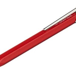 Caran d'Ache 849: Metal Pen Ballpoint Red, Red Cartridge (849.020)