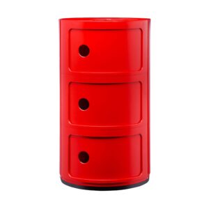 Kartell Componibili Drawer, Pack of 1, Red