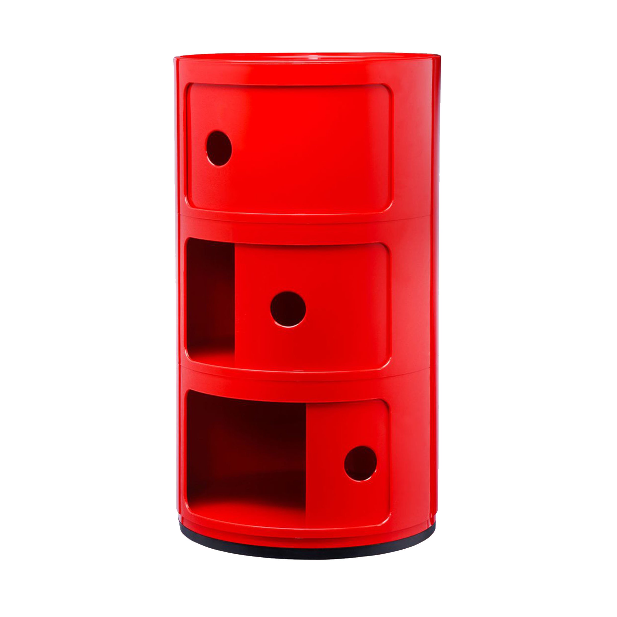 Kartell Componibili Drawer, Pack of 1, Red