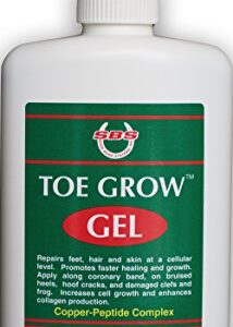 SBS Equine Toe Grow Gel - Horse Hoof Care Product Promotes Hoof Growth and Healing - Increases Blood Flow and Collagen Production - 10oz