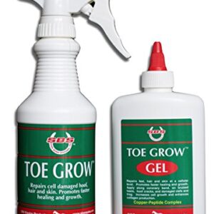 SBS Equine Toe Grow Gel - Horse Hoof Care Product Promotes Hoof Growth and Healing - Increases Blood Flow and Collagen Production - 10oz