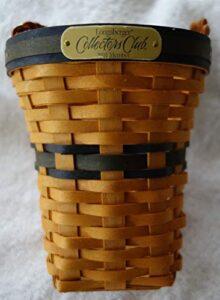 longaberger 2001 collectors club renewal basket