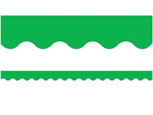 teacher created resources green border trim, green (4607)