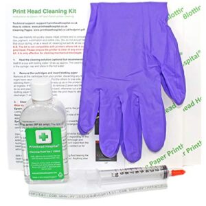 printhead hospital printer cleaning kit for epson printers - 5oz | easy to use kit to clear printer nozzles | artisan photo workforce wf ecotank et