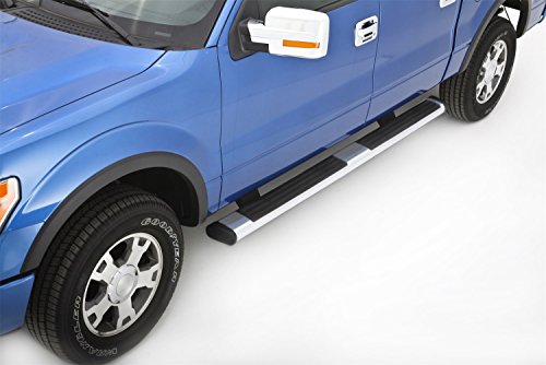 Lund 22368775 Chrome 6" Oval Straight Nerf Bars for 2007-2018 Toyota Tundra Access & CrewMax Cab