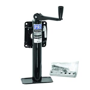 reese 1400300303 pro series bolt-on jack , black