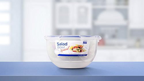 LOCK & LOCK SPECIAL Salad Bowl Food Storage Container with Draining tray 135.26-oz / 16.91-cup