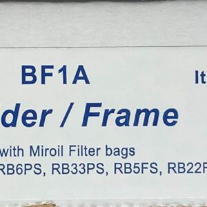 Miroil | BF1A Frame Only | Holder For MirOil Filter Bags | Part 02655 | Filter Fry Oil | Use with EZ Flow Filter Assembly Filter Bags | Durable, Clean with Hot Water | Filter bag sold separately