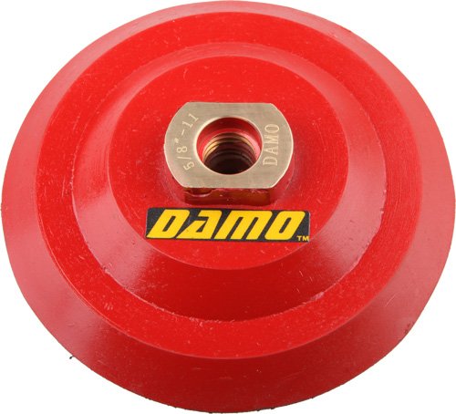 4" DAMO Super-Flex Back Holder/Backer Pads for diamond polishing pads