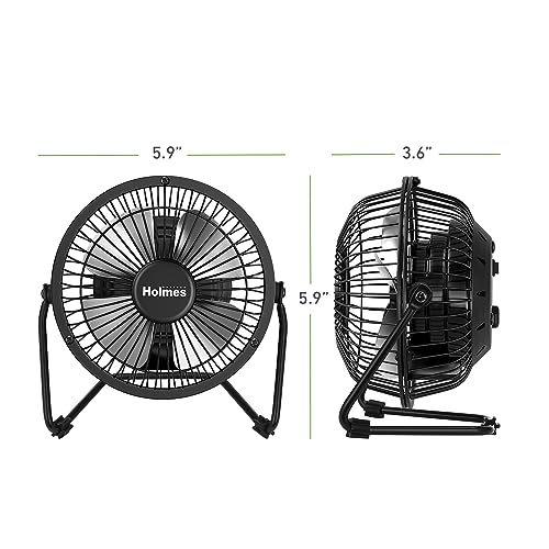 Holmes Mini High Velocity Personal Fan, HNF0410A-BM