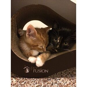 PetFusion Ultimate Cat Scratcher Lounge, Reversible Infinity Scratcher in Multiple Colors. Made from Recycled Corrugated Cardboard, Durable & Long Lasting. 1 Yr Warranty