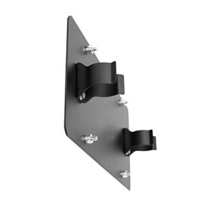 smittybilt 4432 license plate mount bracket for roller fairlead , black