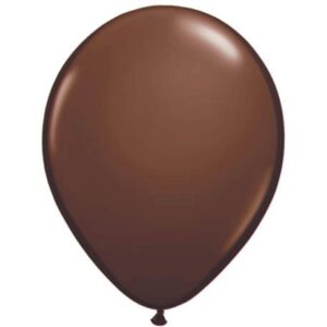 qualatex 5" chocolate brown latex balloons (100ct)