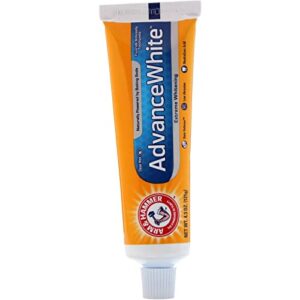 arm & hammer advance white baking soda & peroxide toothpaste, extreme whitening 4.3 oz