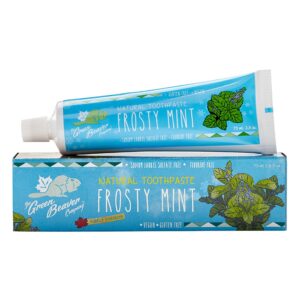 green beaver toothpaste, frosty mint, 2.5 ounce