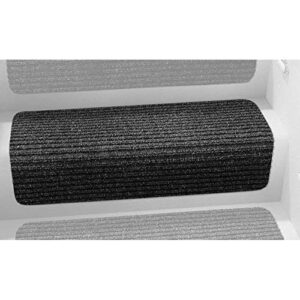 prest-o-fit 5-0070 decorian step huggers for rv stairs black granite 13.5 in. x 23.5 in.