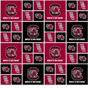 field's fabrics south carolina gamecocks fabric-100% cotton -south carolina gamecocks fabric