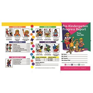 pre kindergarten progress report 10 pk for 3 year olds