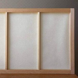 ONAO Shoji Paper Roll (11 x 118 Inch), Shoji Screen Replacement Paper, Japanese Shoji Gami, Made in JAPAN, Natual White