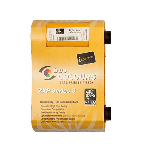 Zebra 800033-807 True Colours iX Series Silver Monochrome Ribbon for Zebra ZXP Series 3 Printers. 1,000 Prints.