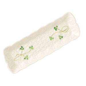 belleek 2083 shamrock mint tray