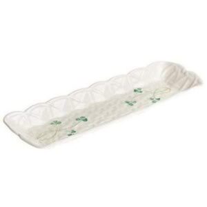 Belleek 2083 Shamrock Mint Tray