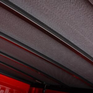 Lund Genesis Elite Tri-Fold Soft Folding Truck Bed Tonneau Cover | 958120 | Fits 2014 - 2021 Toyota Tundra w/track system 5' 7" Bed (66.7")