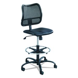 safco 3397bv chair, extended height, black vinyl