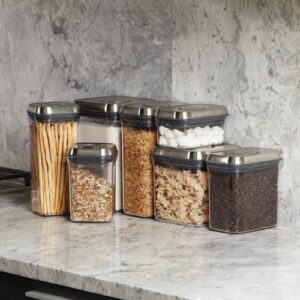 OXO SteeL 2.5 Qt POP Container – Airtight Food Storage – for Rice and More