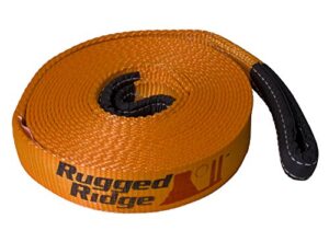 rugged ridge | tow recovery strap, 1 inch x 15 feet | 15104.04