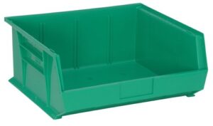 quantum storage systems qus250gn storage bins, green