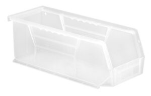 quantum storage systems qus224cl storage bin, clear