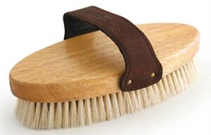 desert equestrian inc natural boar english body brush