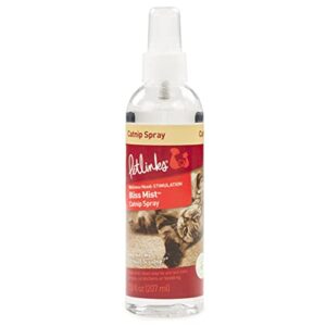 petlinks bliss mist catnip spray, safe for pets - 7 fluid ounces