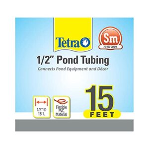 TetraPond Pond Tubing, 1/2-Inch by 15-Feet