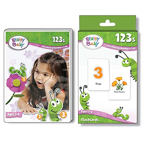 Brainy Baby 123s DVD and 123s Flashcards: Introducing Numbers 1 to 20 Deluxe Edition