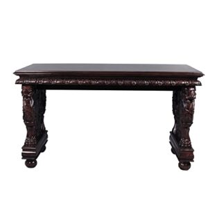 Design Toscano Effingham Gryphon Library Desk Dining Table, 55 Inch