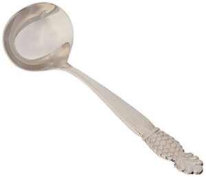 ginkgo international pineapple stainless steel sauce ladle