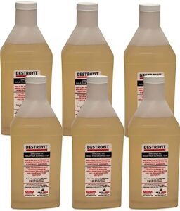 mbm ac ced21/6 destroyit shredder oil (pack of 6), 1 quartz bottles (32oz), compatible with any distroyit shredders, special formula