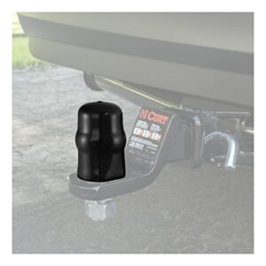 CURT 21811 Black Rubber Trailer Hitch Ball Cover, 2-5/16-Inch Diameter