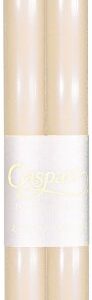 Caspari Straight Taper Candles in Ivory White - 2 Per Package