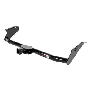 curt 13105 class 3 trailer hitch, 2-inch receiver, exposed main body, fits select toyota sienna, gloss black powder coat