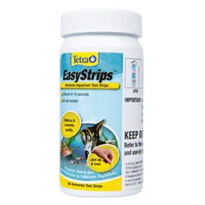 Tetra EasyStrips 100 Count, Ammonia Test Strips For aquariums, Water Testing, Model Number: 19541