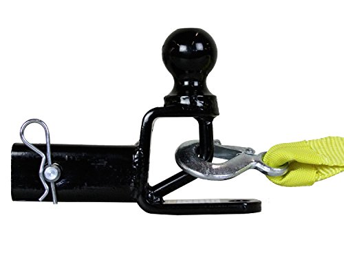 ATV TEK, Trio HD Receiver 2 Inches Multi-Purpose Hitch with Ball Mount, Heavy-Duty Tow Hitch