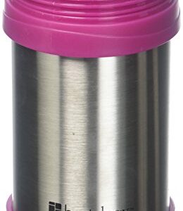 Laptop Lunches Bento-ware17oz Insulated Stainless Steel Lunch Jar, Pink Thermos - Holds Temp for up to 6 Hours