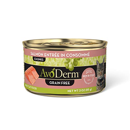 AvoDerm Natural Wild By Nature Salmon in Salmon Consomme Wet Cat Food 3oz